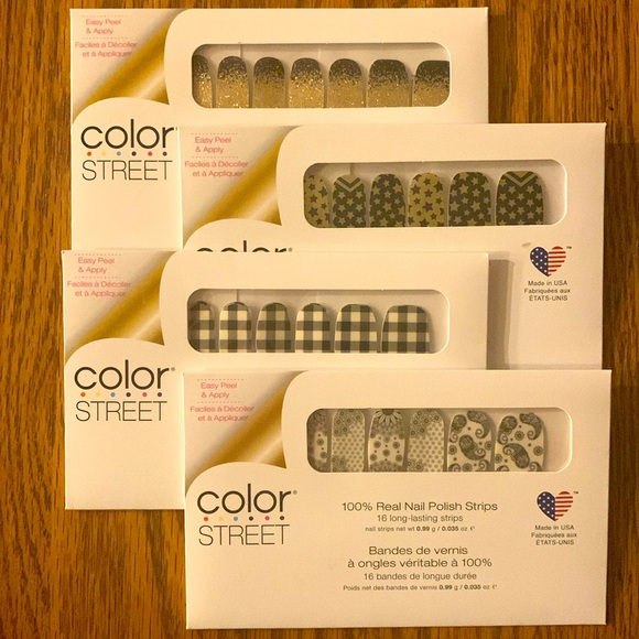 Color Street | Accessories | Color Street Black Tie Bundle | Poshmark
